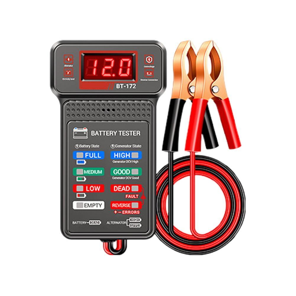 Car Battery Tester 12V Battery Load Tester Battery Analyzer Tool LCD ...
