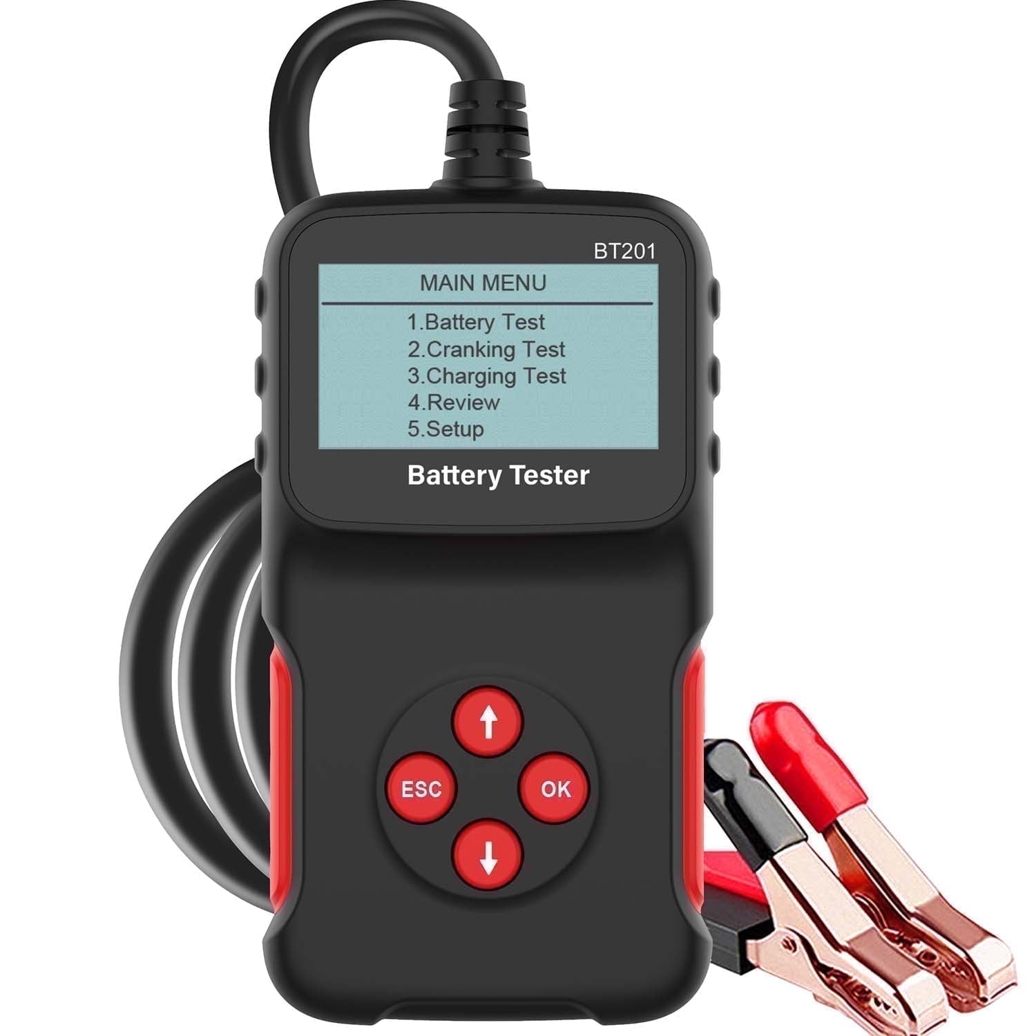 Car Battery Tester 12V: ROTTAY BT201 Digital Car Battery Analyzer, CCA ...