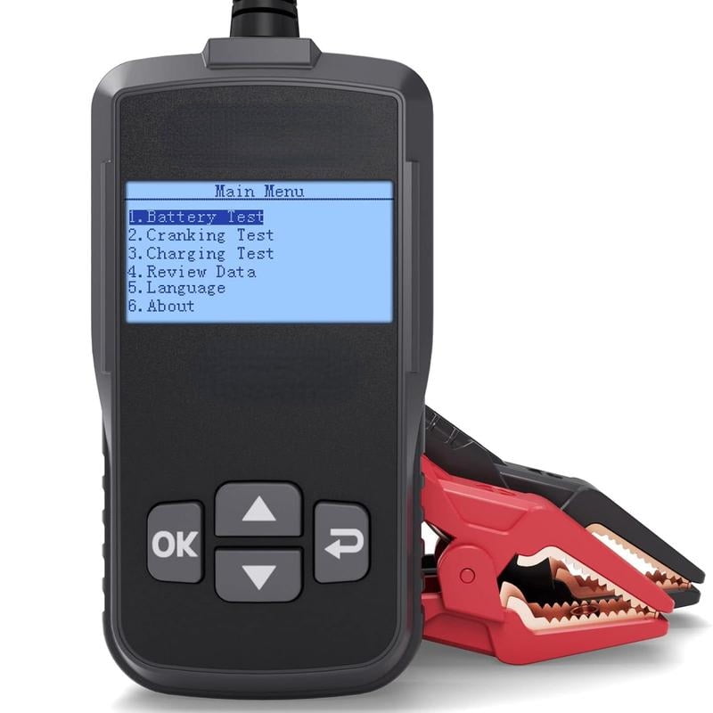 Car Battery Tester 12V, TOPDON BT50, Automotive 100-2000 CCA Battery ...