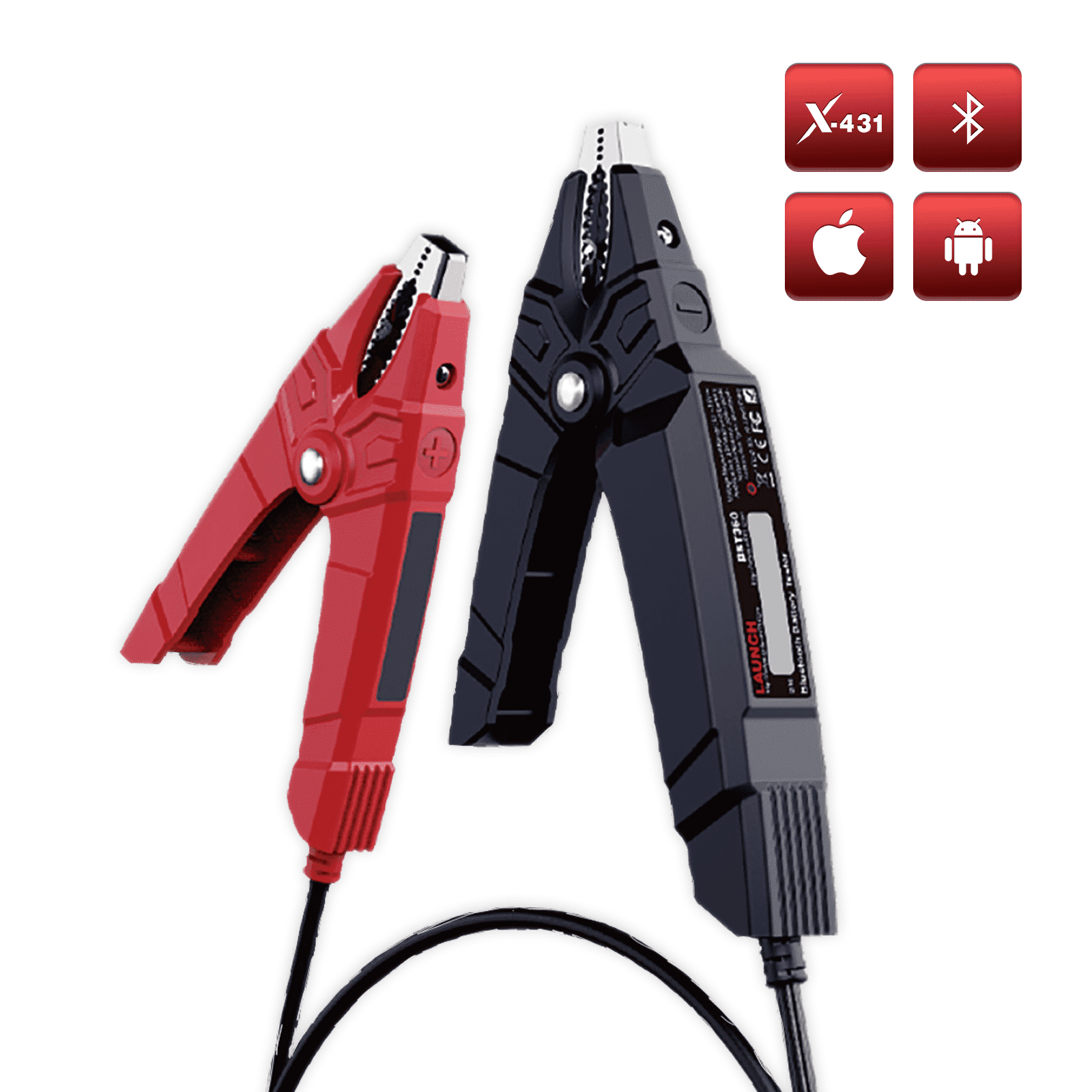 Car Battery Tester, LAUNCH BST 360 Bluetooth Battery Test Clip, 12V Car ...