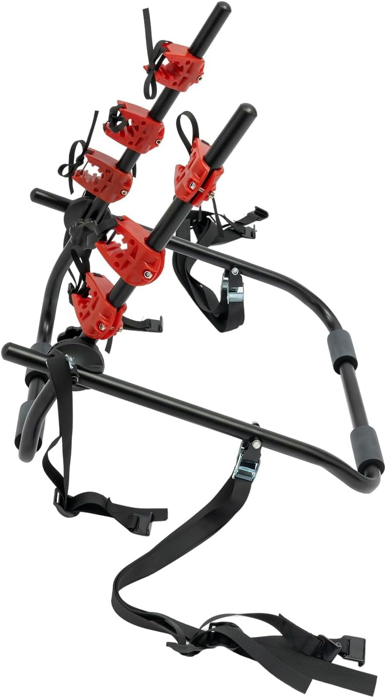 Car Bicycle Rack 3-Bike, 44LBS Load Capacity Vehicle Trunk Mount Bike ...