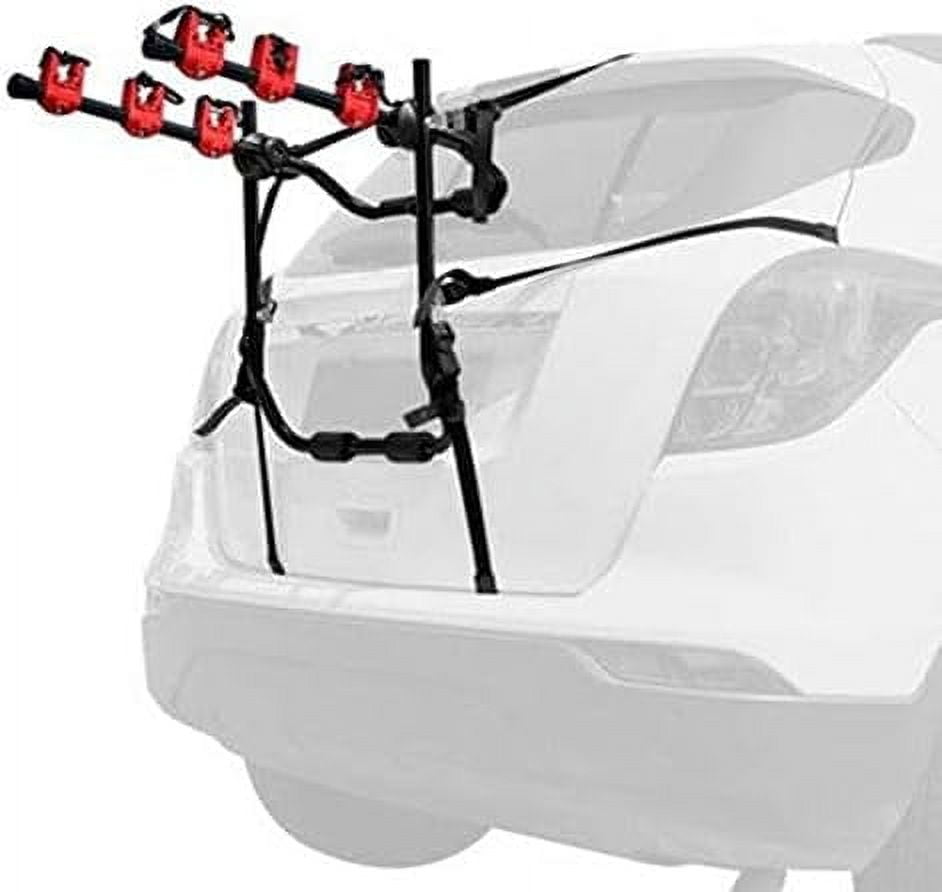 Car Bicycle Rack 3-Bike, Vehicle Trunk Mount Bike Rack F Frame Foldable ...