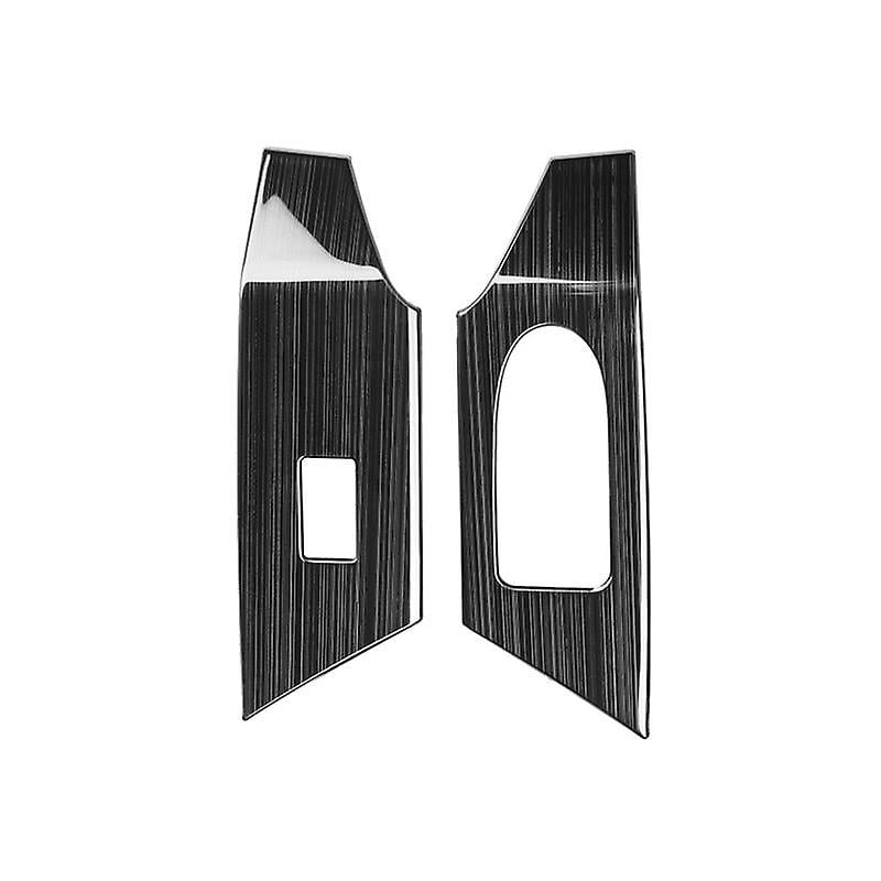 Car Black Window Glass Lift Button Switch Cover Trim Door Armrest Panel ...
