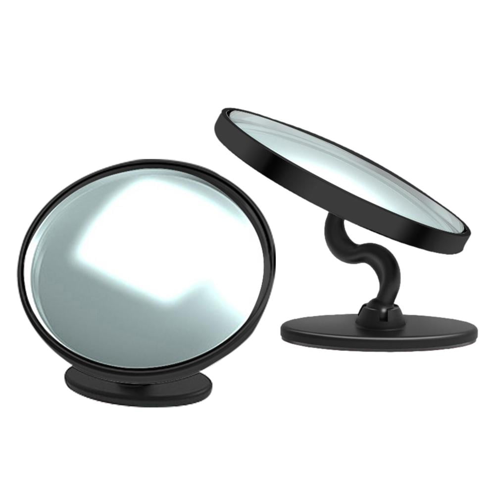 Car Blindspot Mirror | Wide Angle 360 Degree Rotate Round Rear View ...