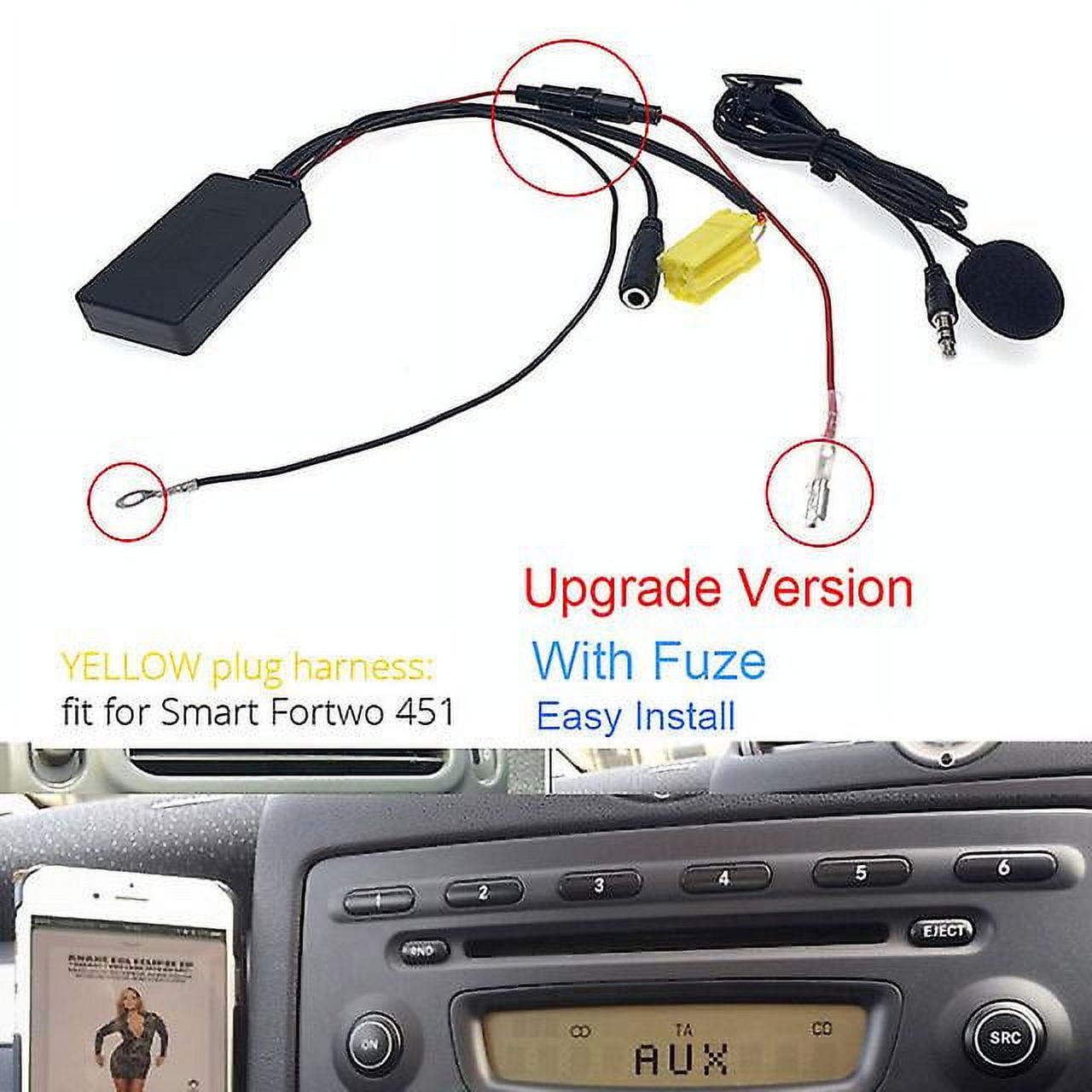 Car Bluetooth 5.0 For Mercedes Benz Smart 450 451 Roadster Grundig ...