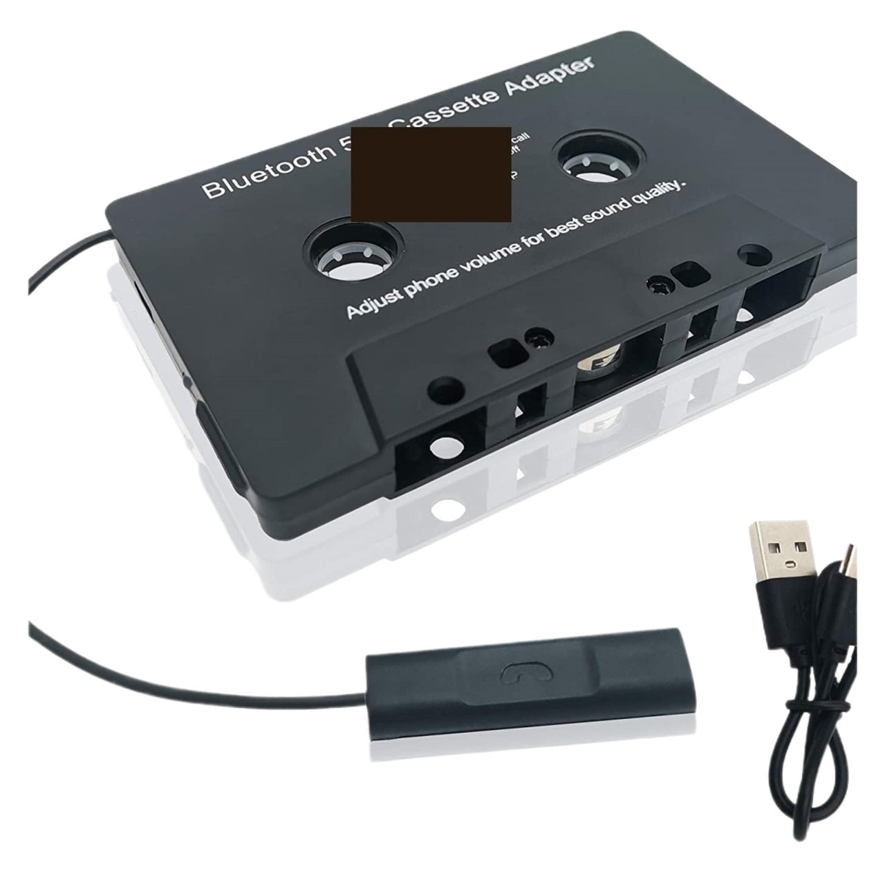 Car Bluetooth Cassette Player MP3 Converter Hands-Free Calling Dual ...