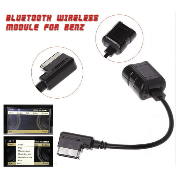 Car Bluetooth Wireless Module For Benz Radio Stereo Aux Cable Adapter ...