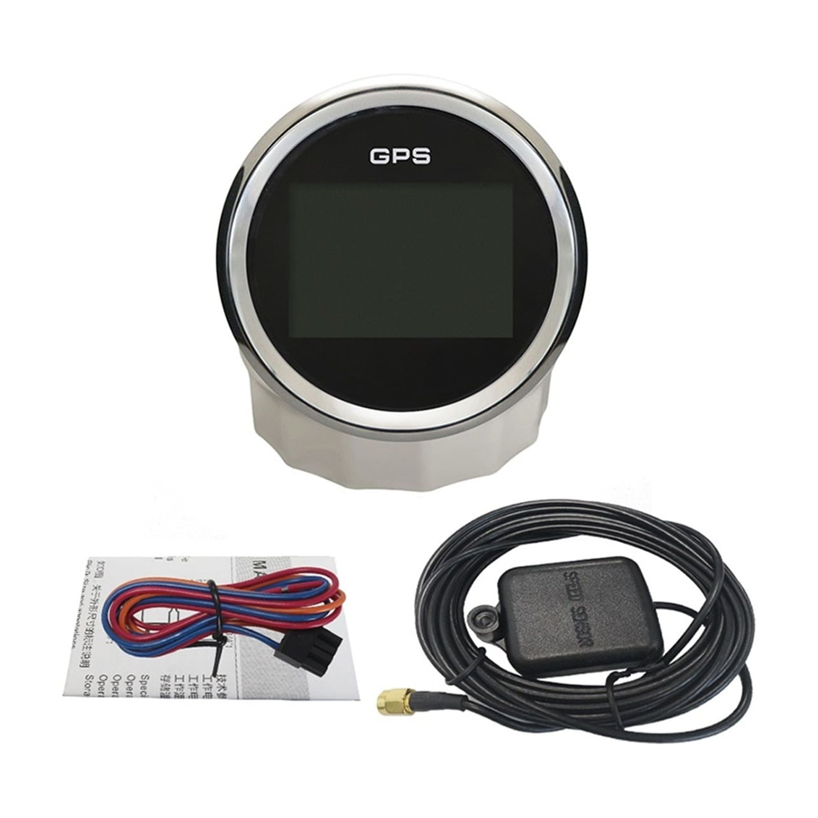 Car Boat 52mm 85mm Digital GPS Speedometer Odometer 0-999 Knots Km/h ...