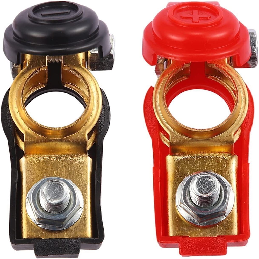 Car Boat Battery Terminal Connector Top Positive Negative Heavy Duty ...