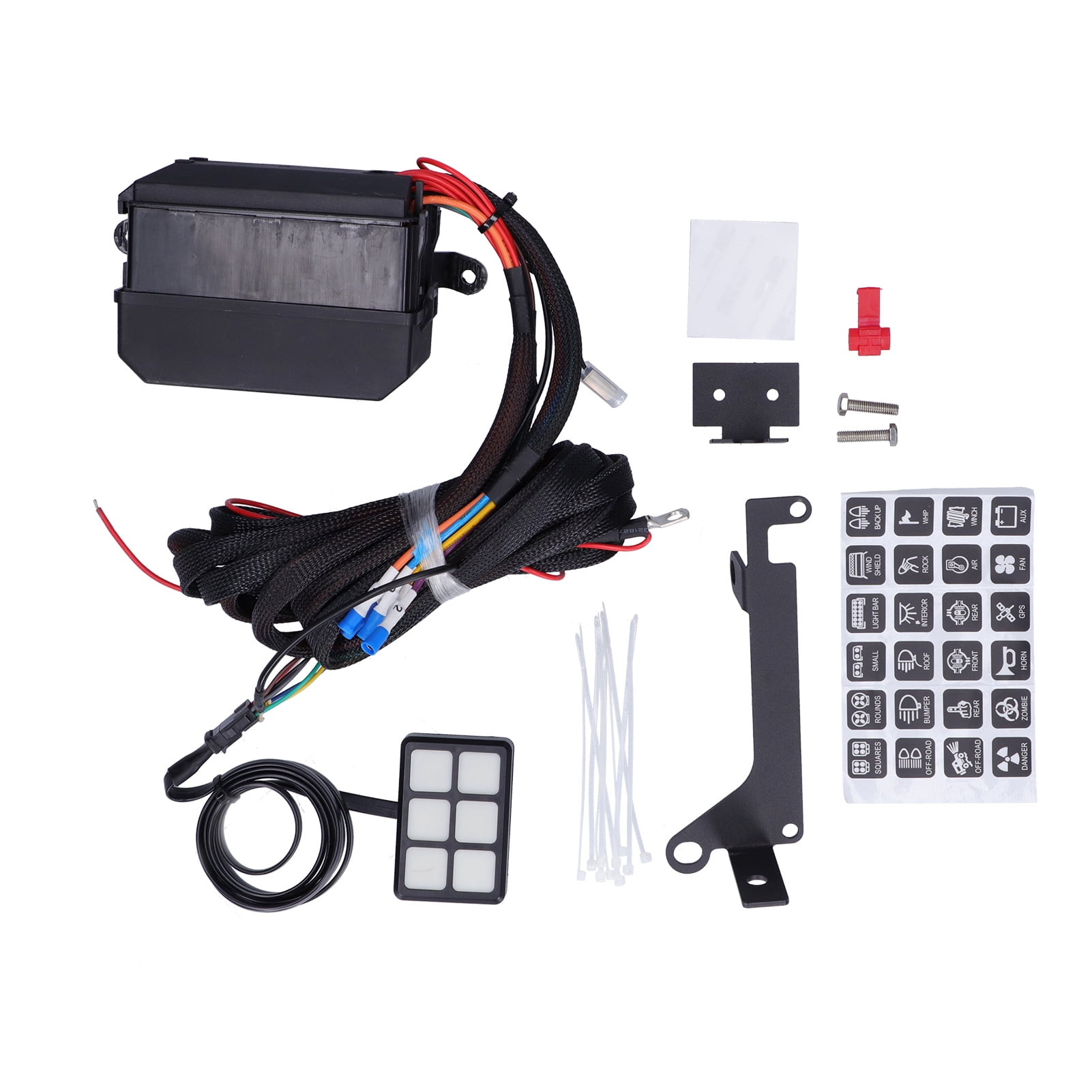 Car Boat Yacht 6 Gang Switch Panel Electronic Relay System Circuit ...