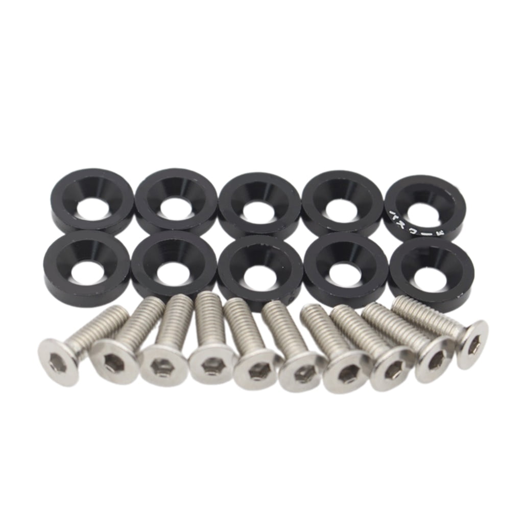 Car Body Bolts Screw Fastener M6x19.5 19.5mm Long Washer Set - Walmart.com