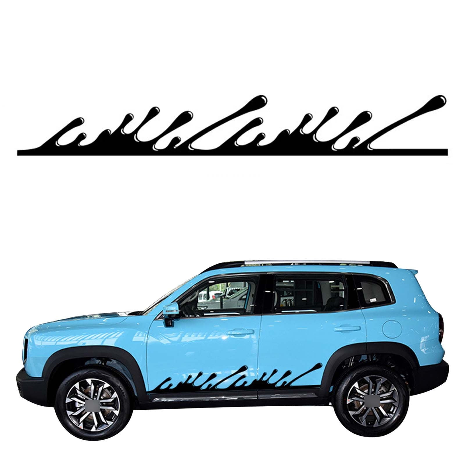 Car Body Decals, Car Stickers Fit For Haval DARGO, SUV Body Side ...