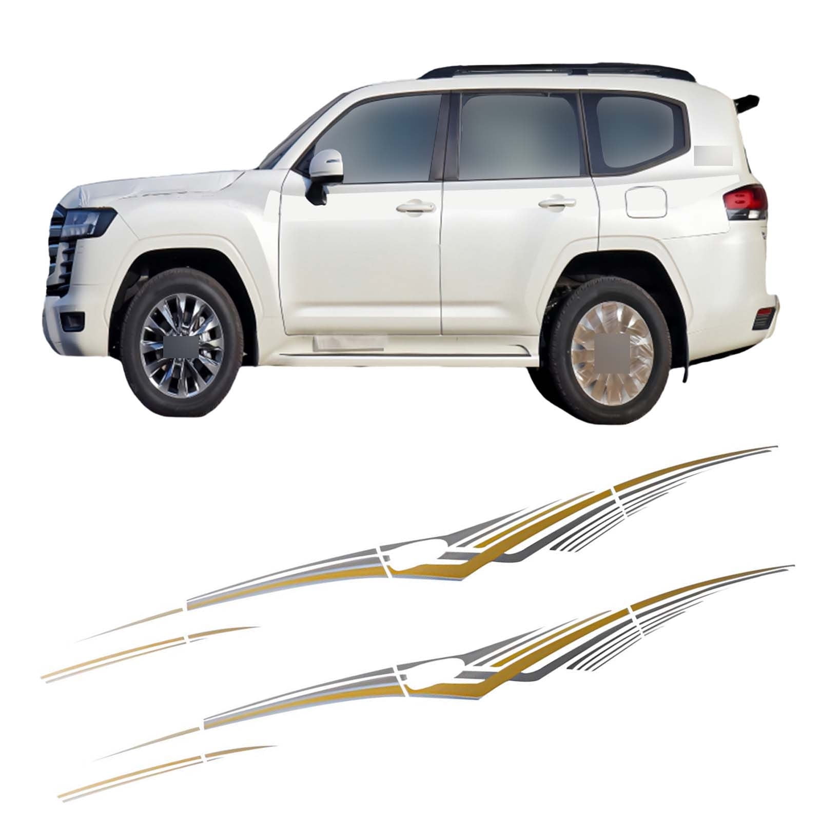 Car Body Decals For Land Cruiser 2010-2021, Car Decals And Graphics Fit ...