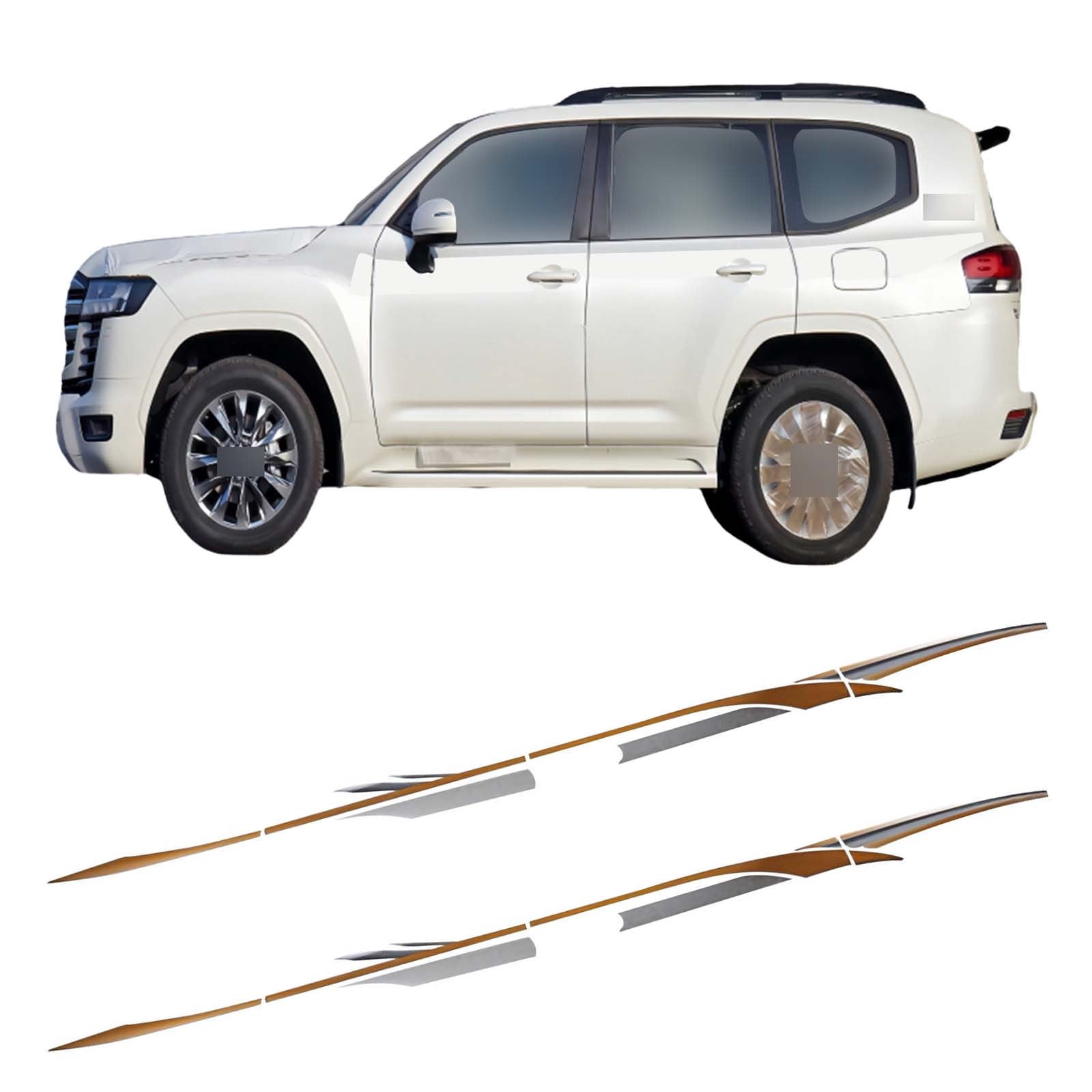 Car Body Decals For Land Cruiser 2010-2021, Car Decals And Graphics Fit ...