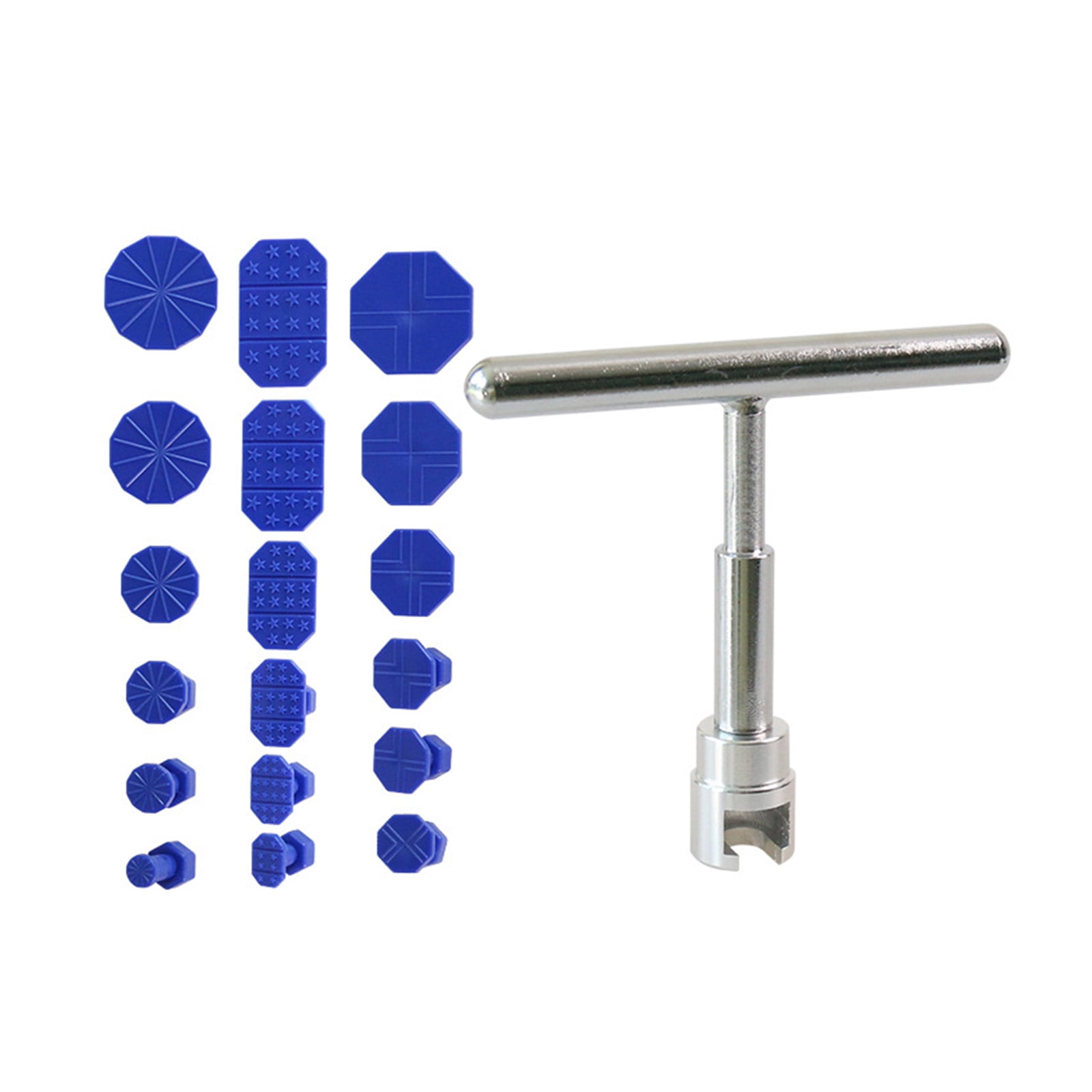 Car Body Dent Repair Tool Set with T-bar Tabs Pad Car Body Mechanical ...