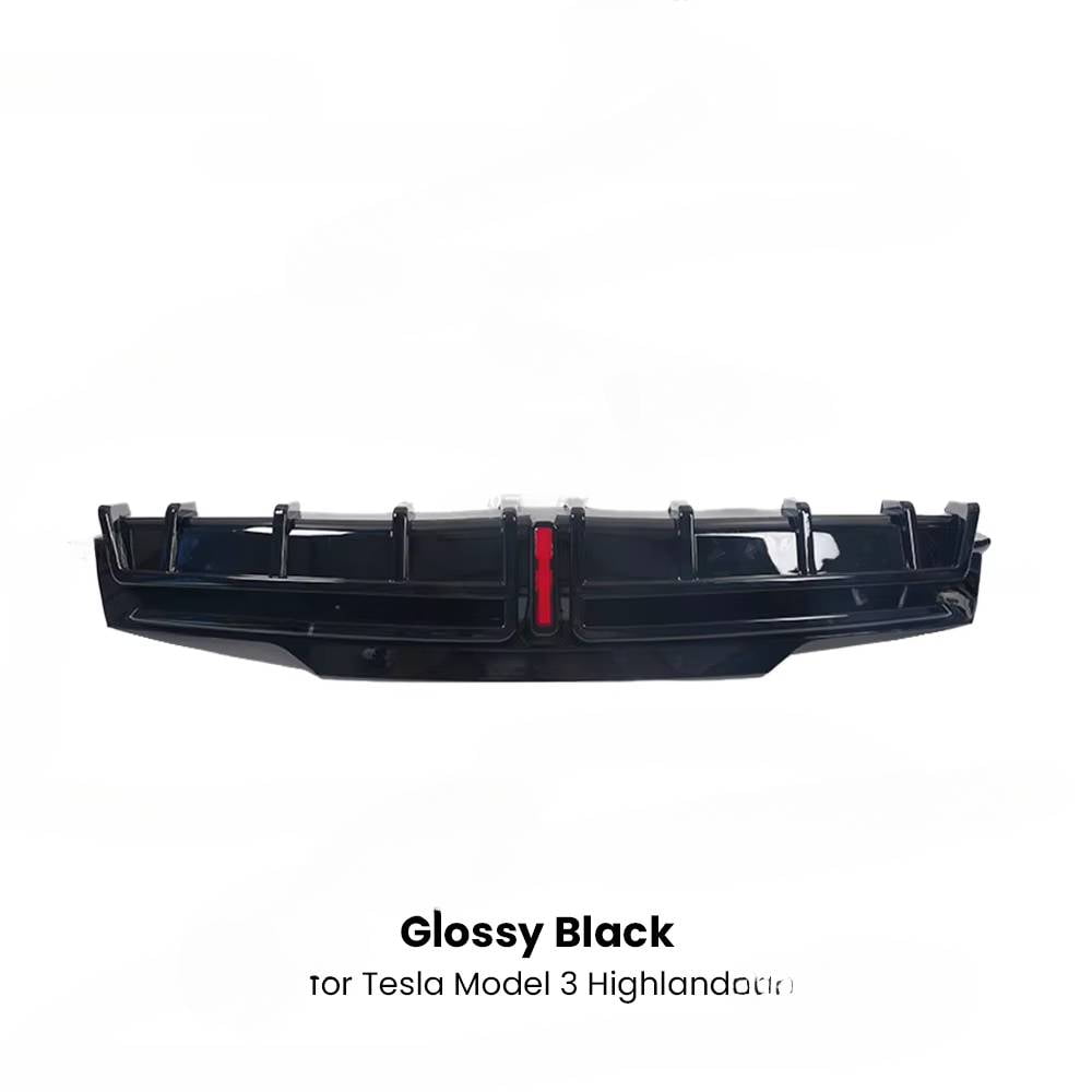 Car Body Kit For Tesla Model 3 Highland 2024 Riot Police Rear Diffuser ...