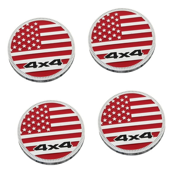 Car Body Rear Trunk Metal Badge Decoration Sticker Flag Emblems Decal ...