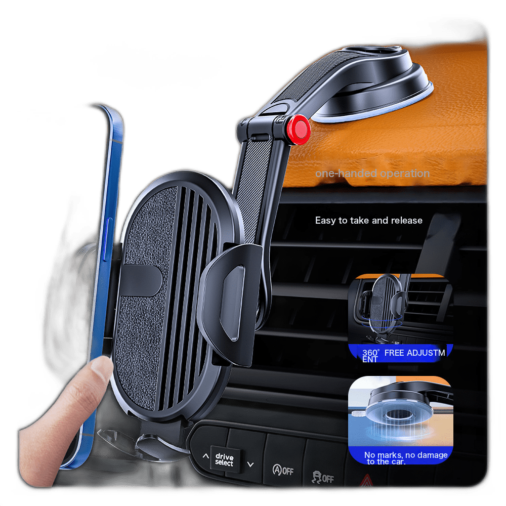 Car Bracket Carbon Fiber Car Suction Cup Bracket Air Conditioner Air ...