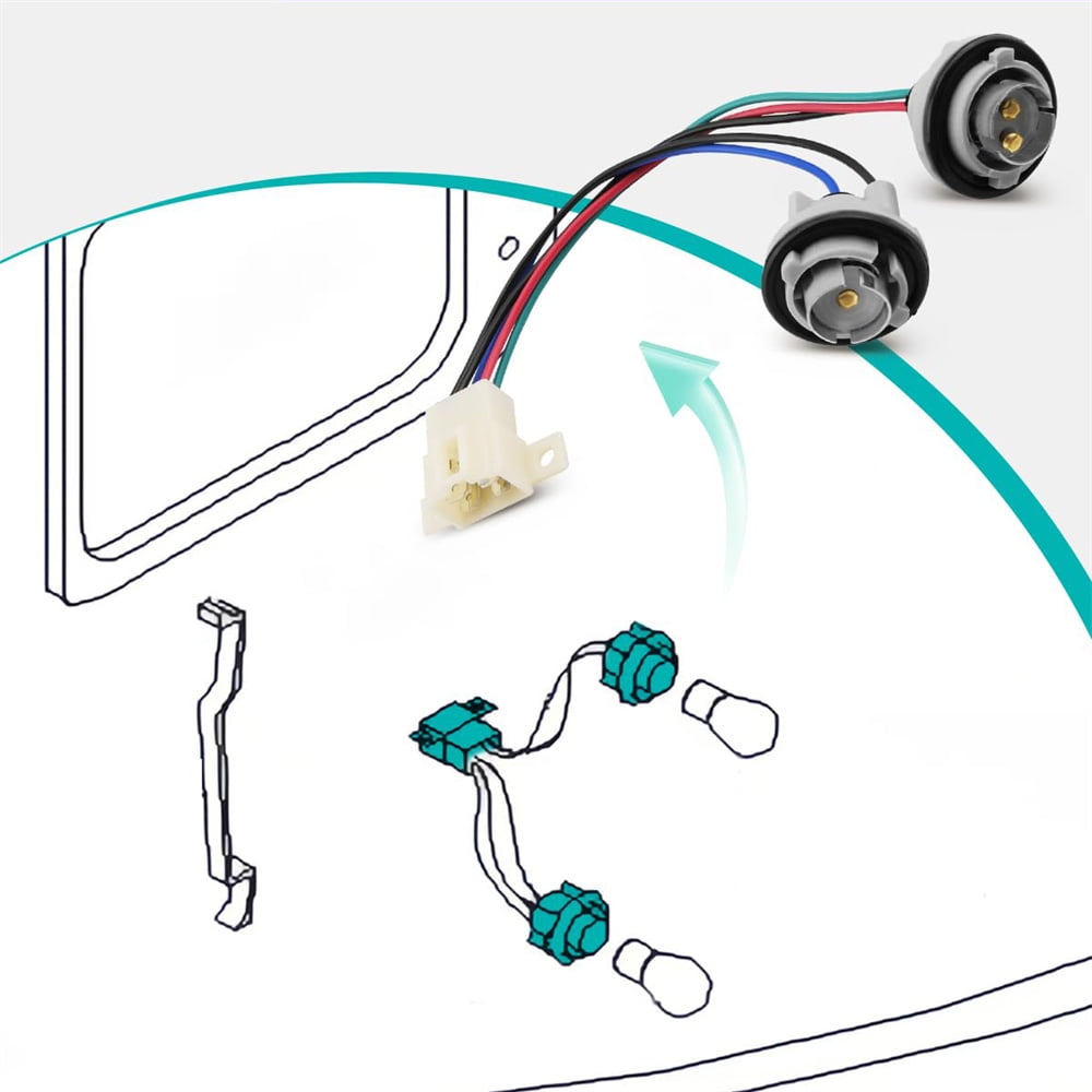 Car Brake Light Socket Wire Harness 84931AE170 For Subaru Outback ...