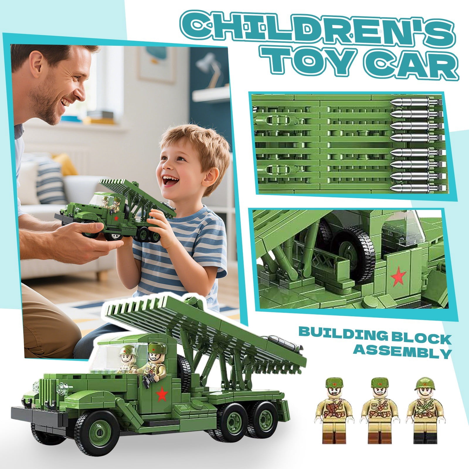 Car Building Blocks, Car Toy Building Sets, Car Party Favors for Kids ...
