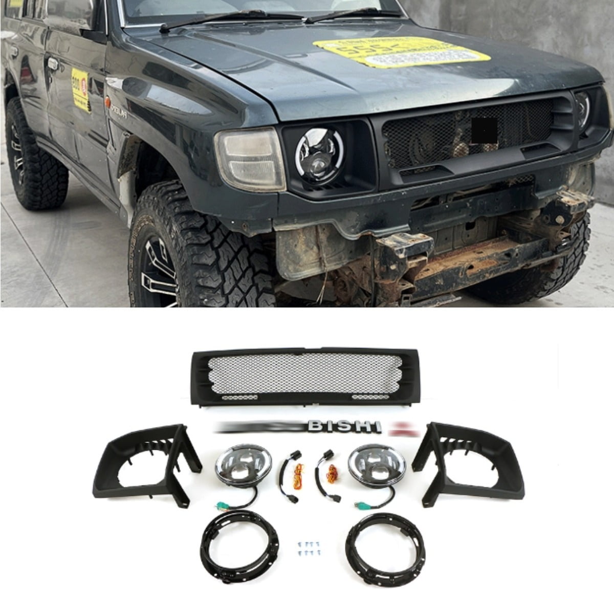 Car Bumper Grill Front Bumper Racing Grille Grill Body Kit For ...