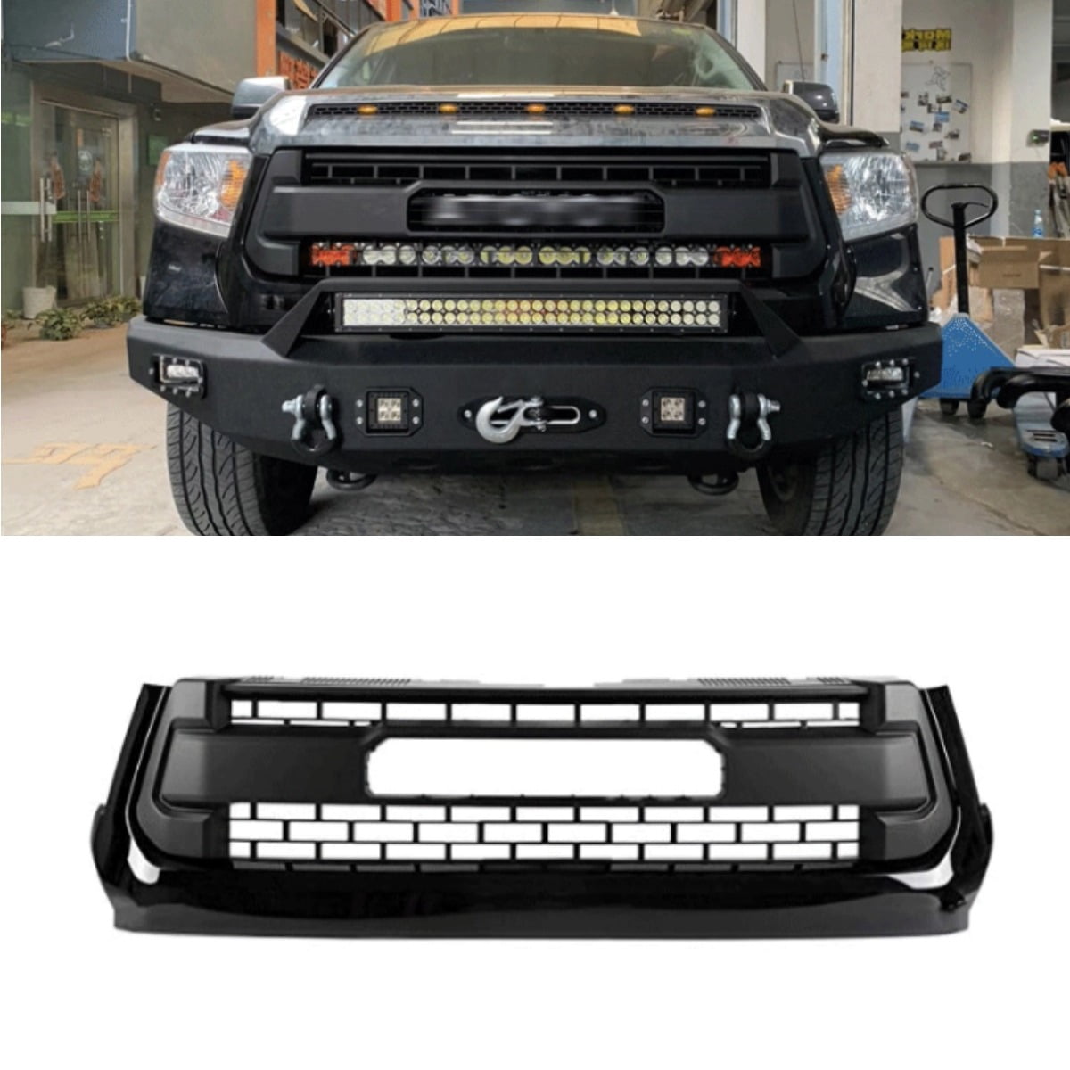 Car Bumper Grill Front Bumper Racing Grille Grill Exterior Part Front ...