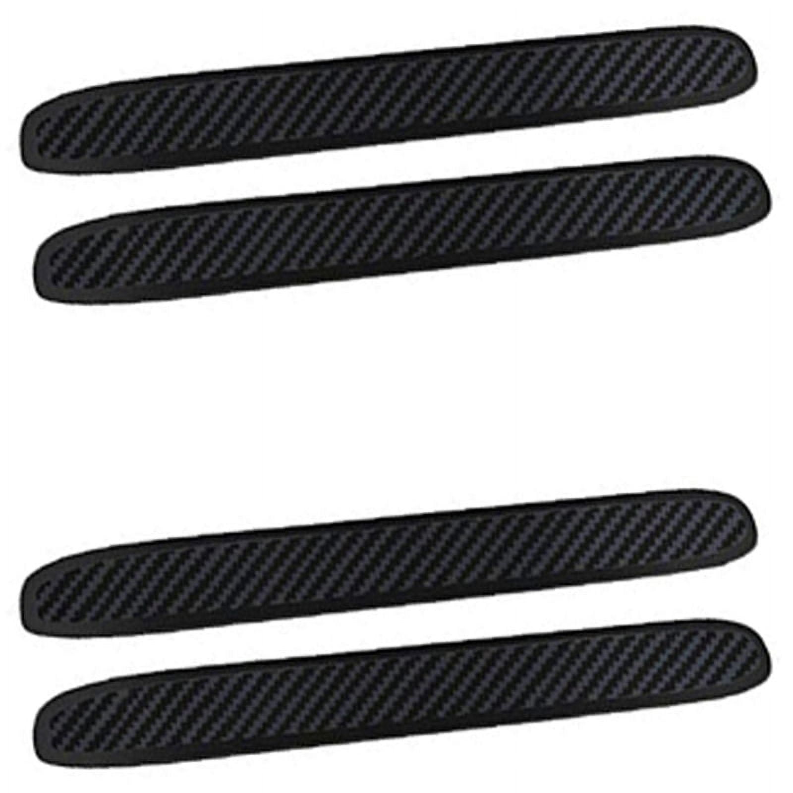Car Bumper Protector Rubber Strips, Carbon Fibre Front and Rear Side ...