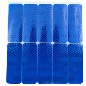 Blue Reflective Tape Car