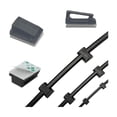 Car Cable Tie Mount Clips with Adhesive Base, Wire Fixing Clips for ...