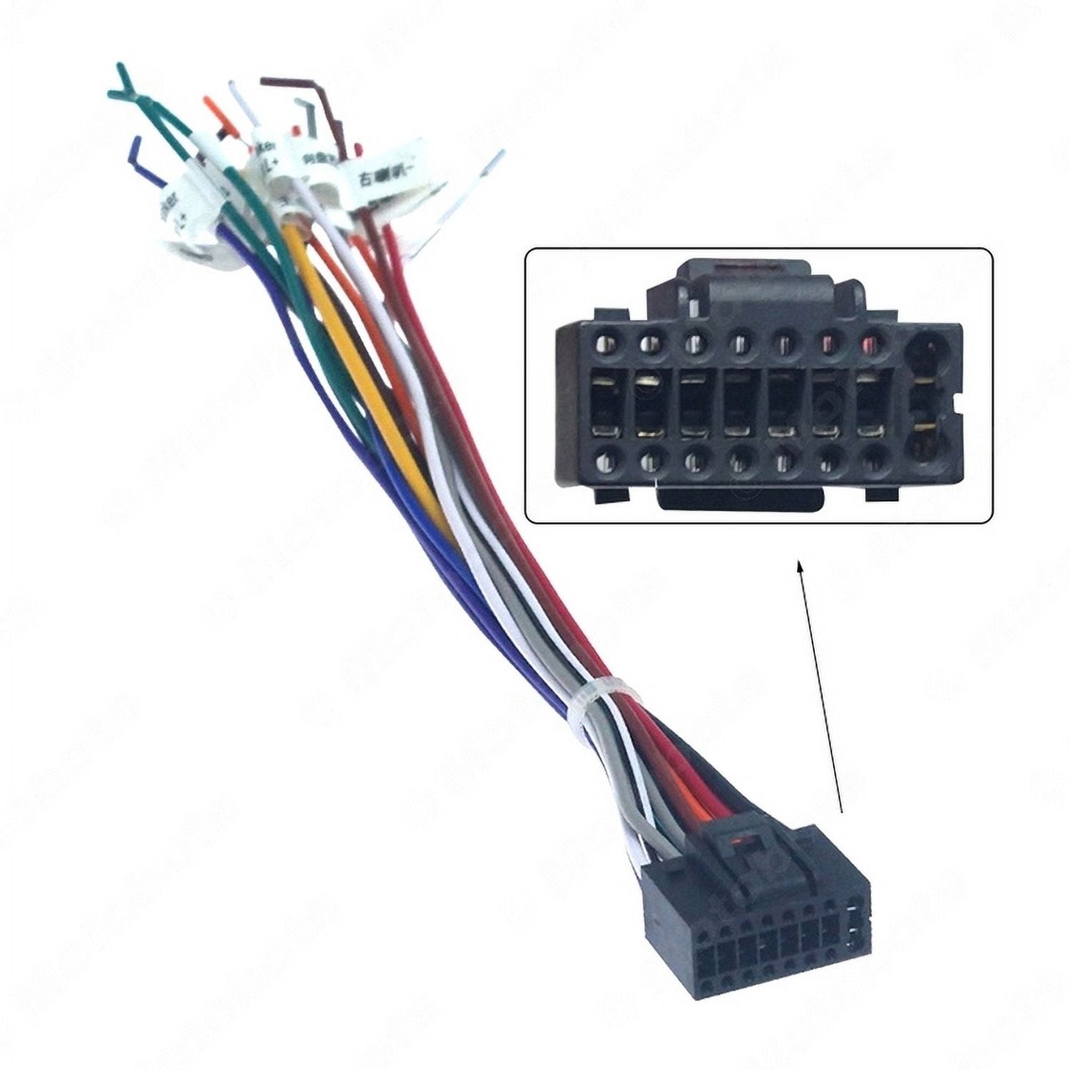 Car Cable Universal Power Cables BT Radio GPS HD Multimedia Player ...