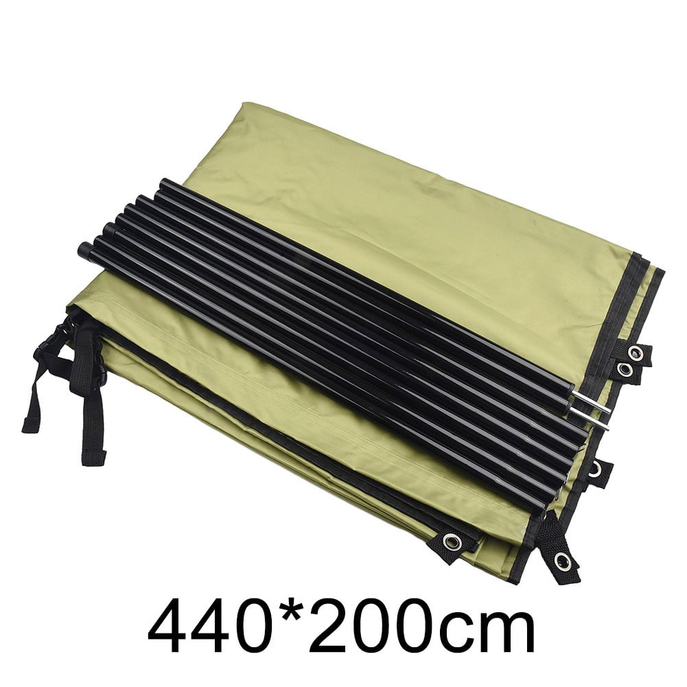 Car Camping Shelter Shade Portable Roof Top Tent Awning Waterproof UV SUV Rooftop Rain Canopy ...