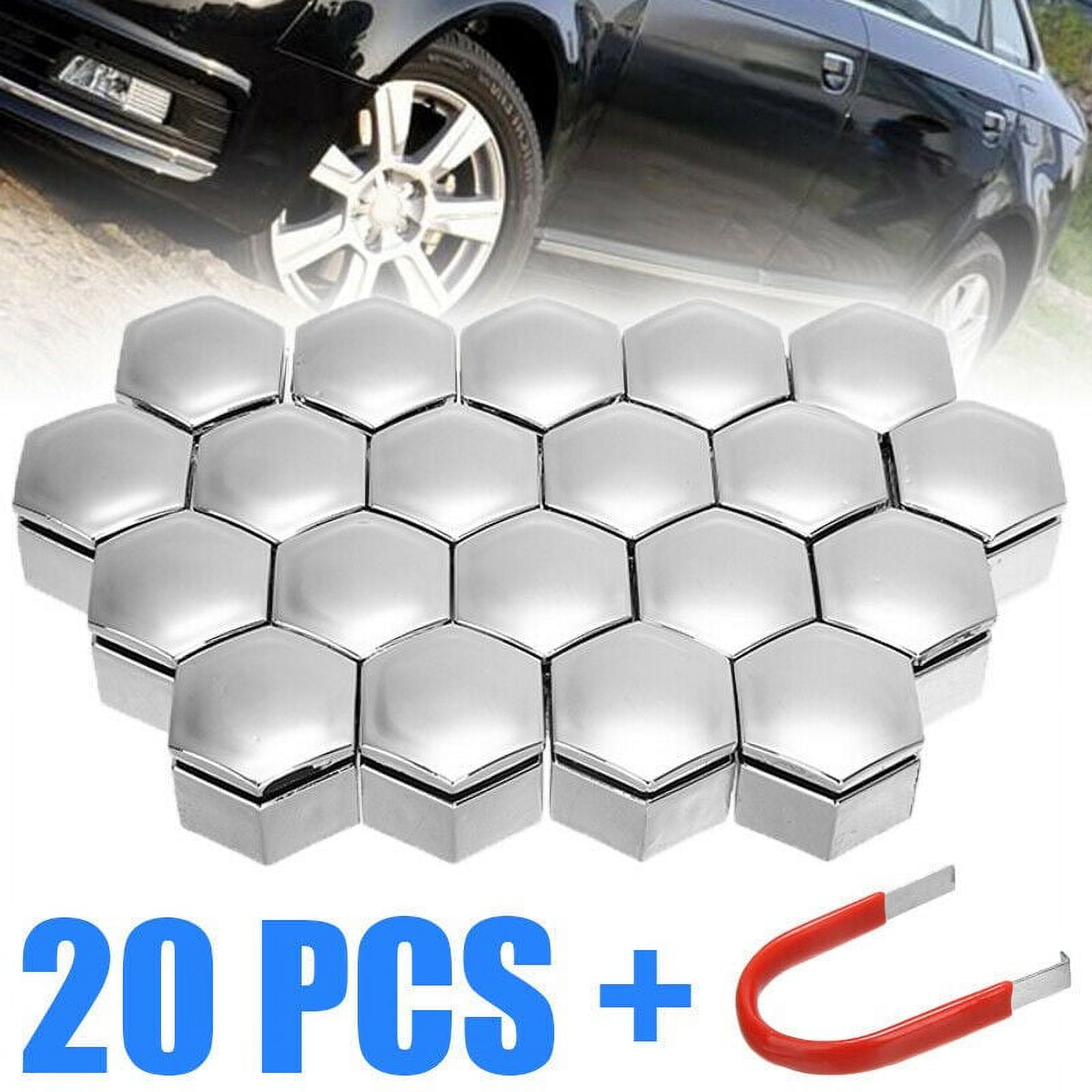 Car Cap Nut Wheel HEX Plastic Rustproof Tires Tool ABS Bolt Chrome ...