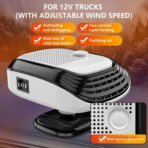 Car Car Car Car Winter Interior Speed Heating 12V Heating Fan Defogging ...