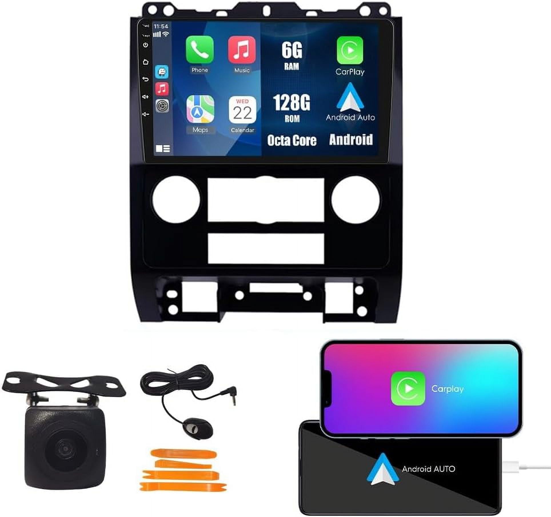 Car CarPlay Android Auto Navigation Stereo GPS Radio Display 9" IPS ...