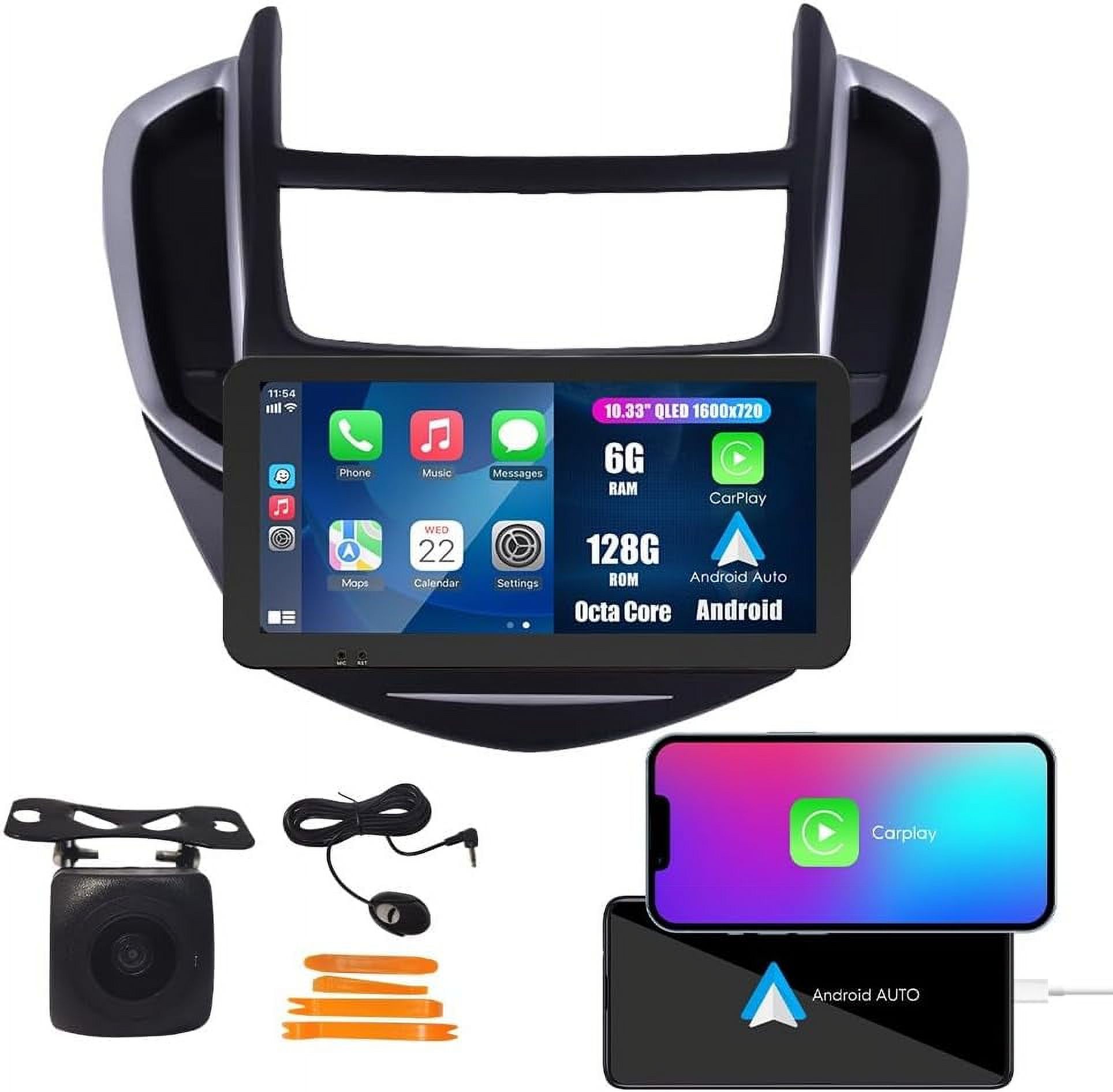 Car CarPlay Android Auto Navigation Stereo GPS Radio Reverse Camera ...