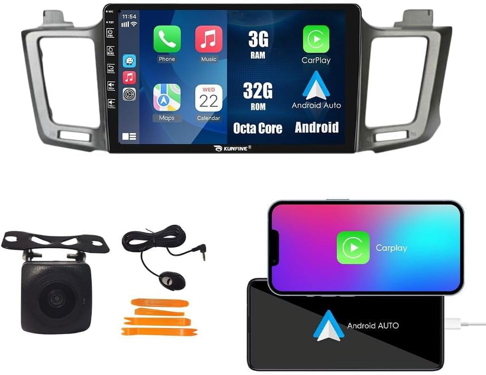 Car CarPlay Android Auto Navigation Stereo GPS Radio Reverse Camera ...
