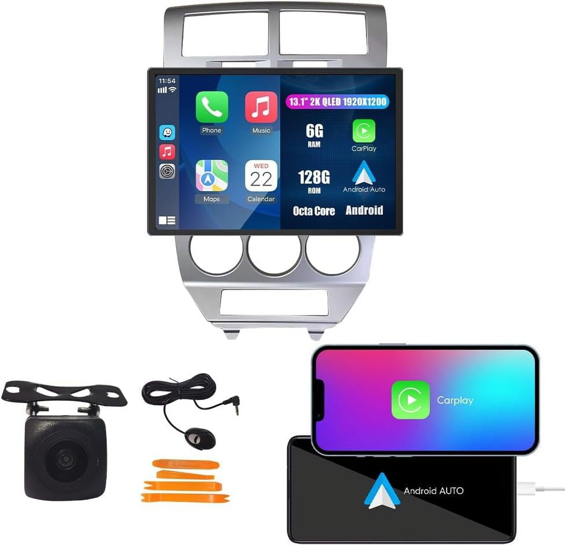 Car CarPlay Android Auto Navigation Stereo GPS Radio Reverse Camera ...