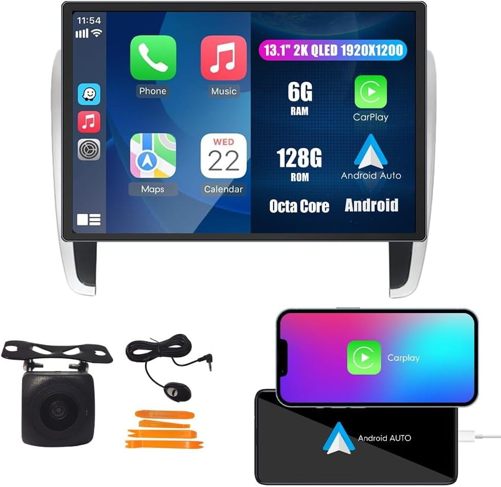 Car CarPlay Android Auto Navigation Stereo GPS Radio Reverse Camera ...