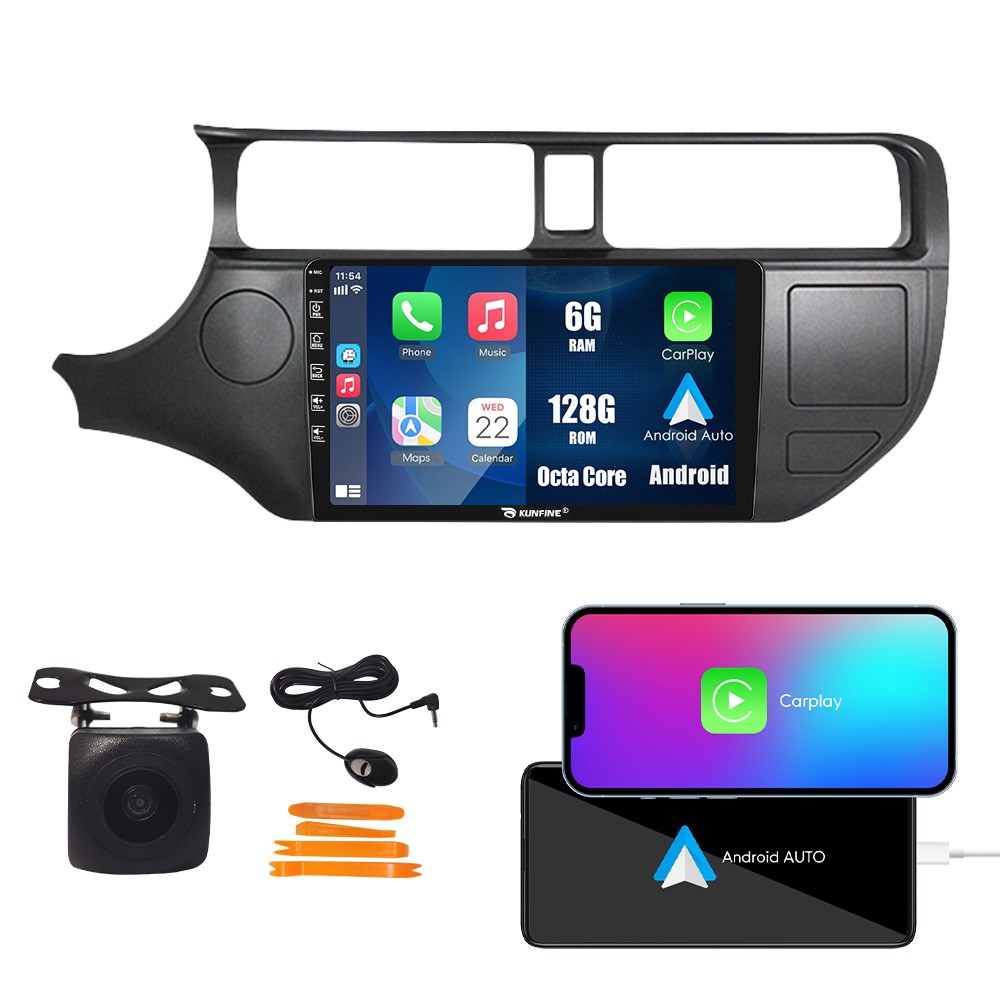 Car CarPlay Android Auto Navigation Stereo GPS Radio Reverse Camera ...