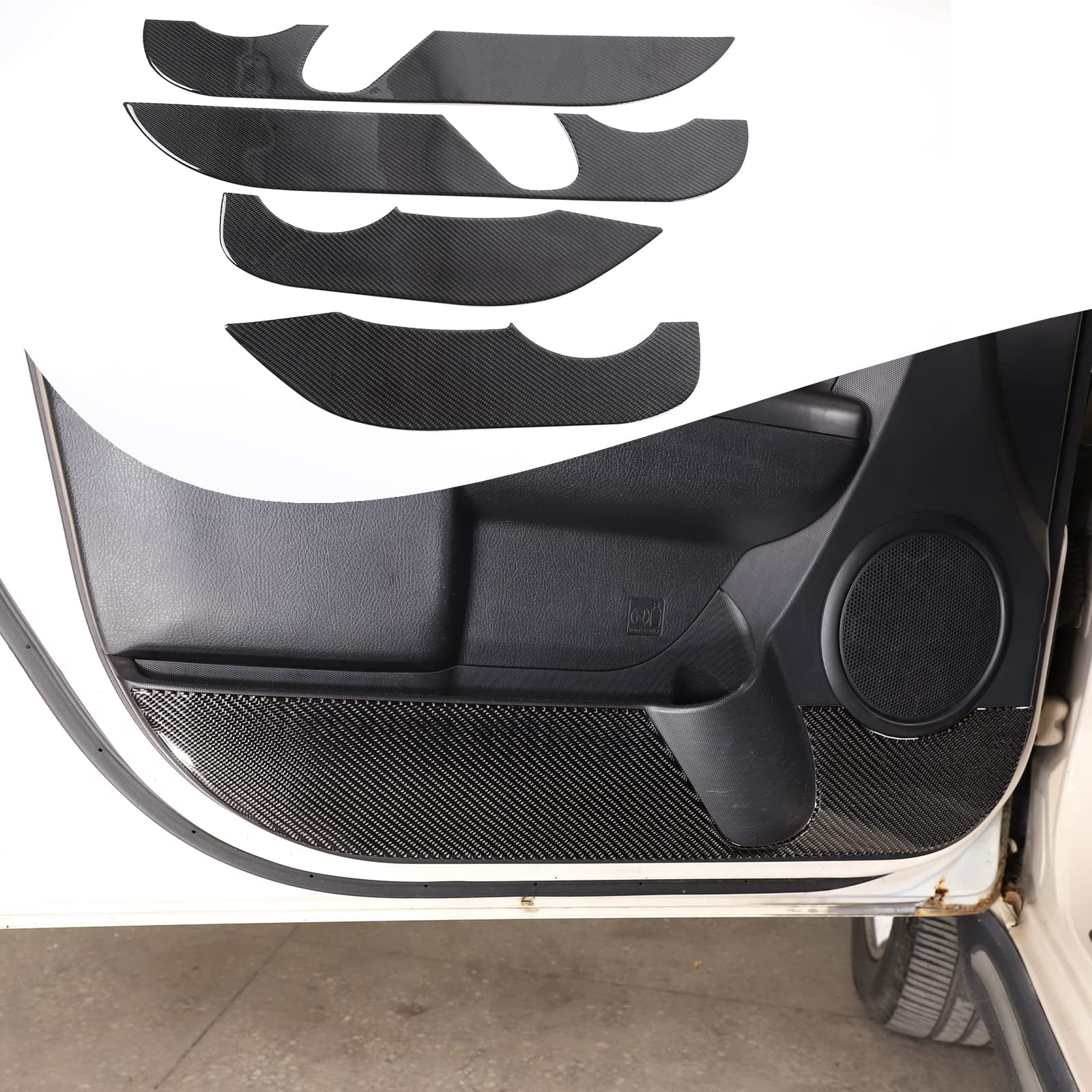 Car Carbon Fiber Sticker Compatible withKia Soul 2009-2013 Real Carbon ...