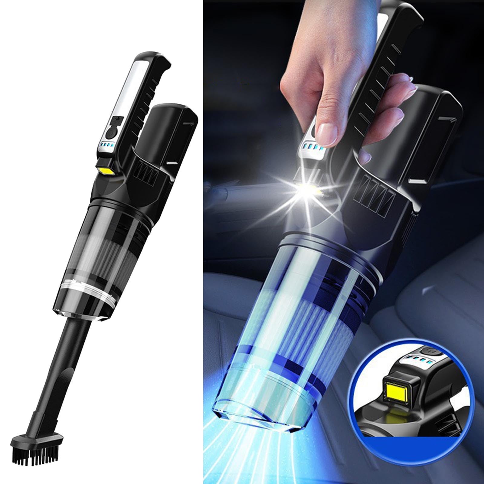 Car Care & Cleaning Handheld Car Vacuum Cleaner Portable Cordless 2 in ...