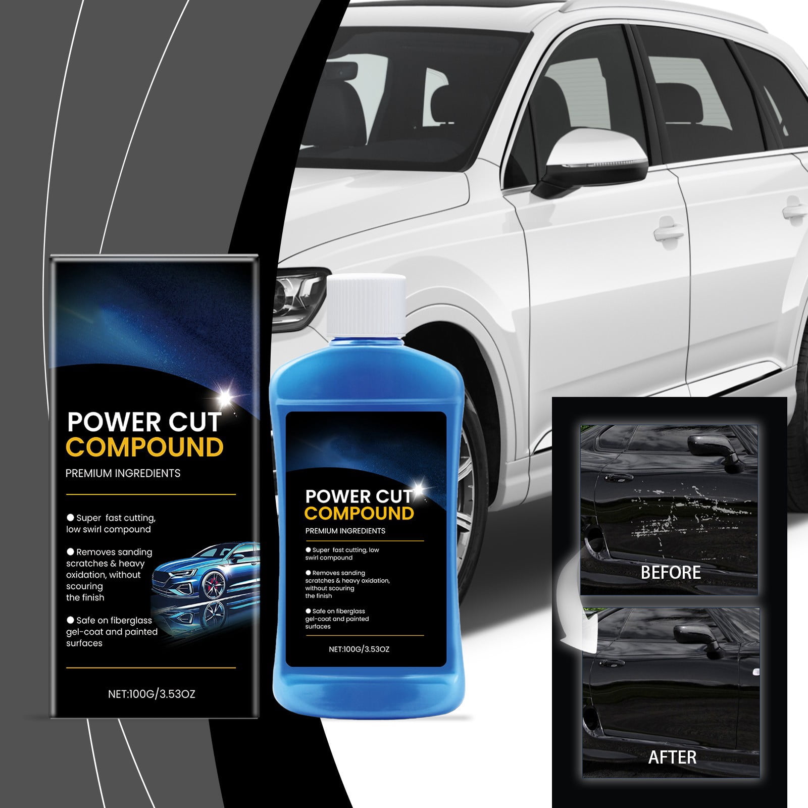 Car Care & Cleaning Scratch Remover Solution for Paint and ...
