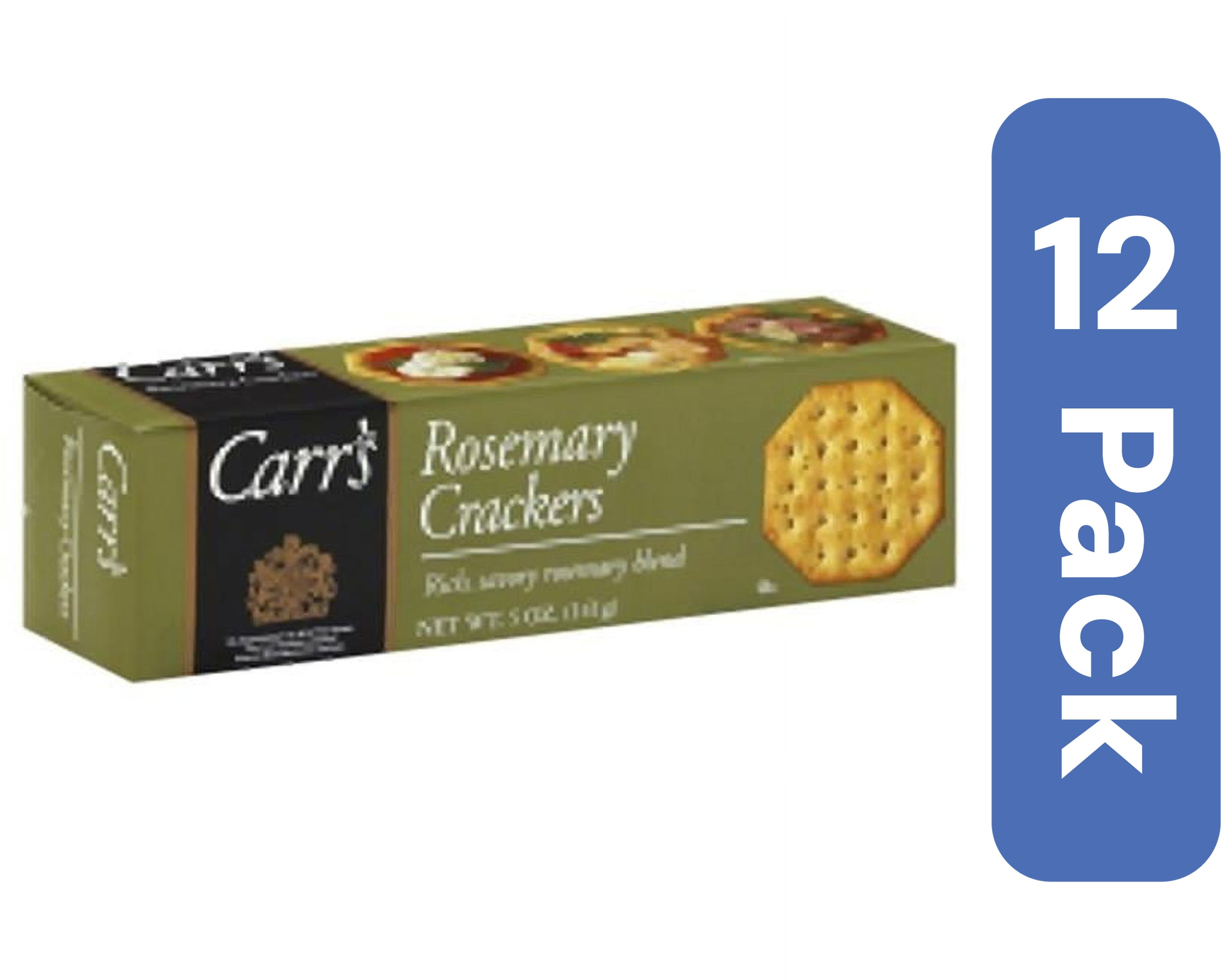 Car Carr's of Carlisle Limited Roasted Rosemary Cracker 5 Ounce 12 Per ...