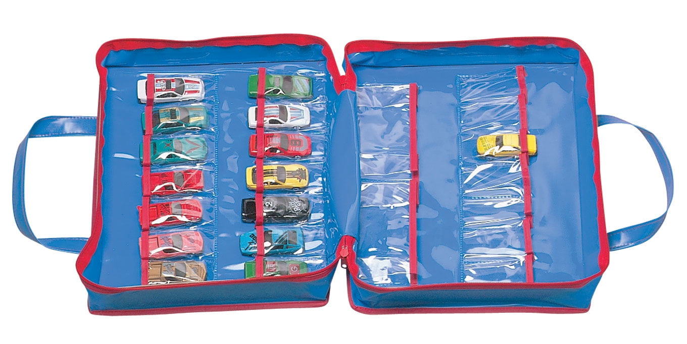 Sturdy Vinyl Toy Car Carrier Storage Case for 23 Cars - Walmart.com