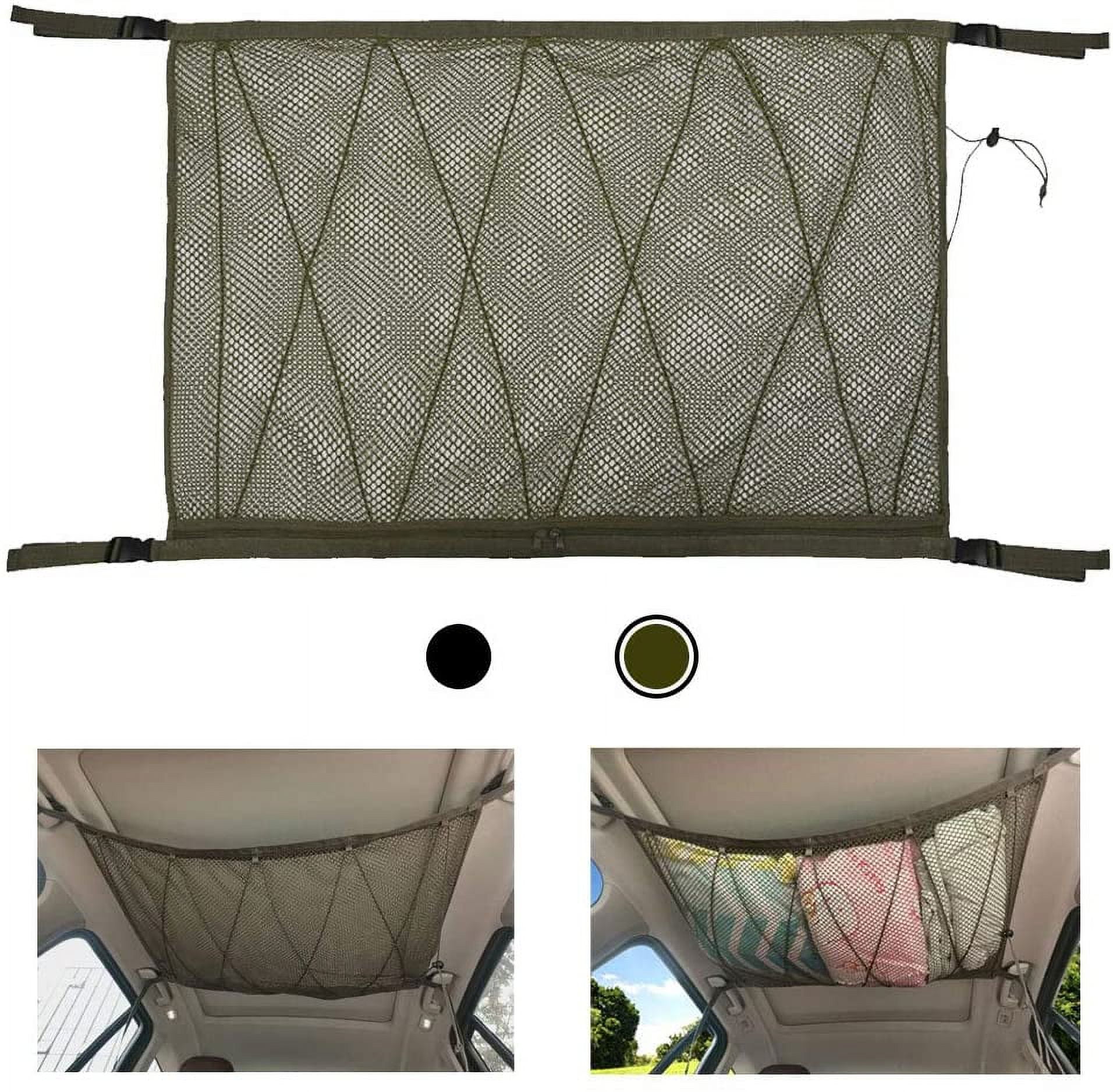 Car Ceiling Cargo Net Pocket Storage Net,Reduce Sagging Car Roof ...