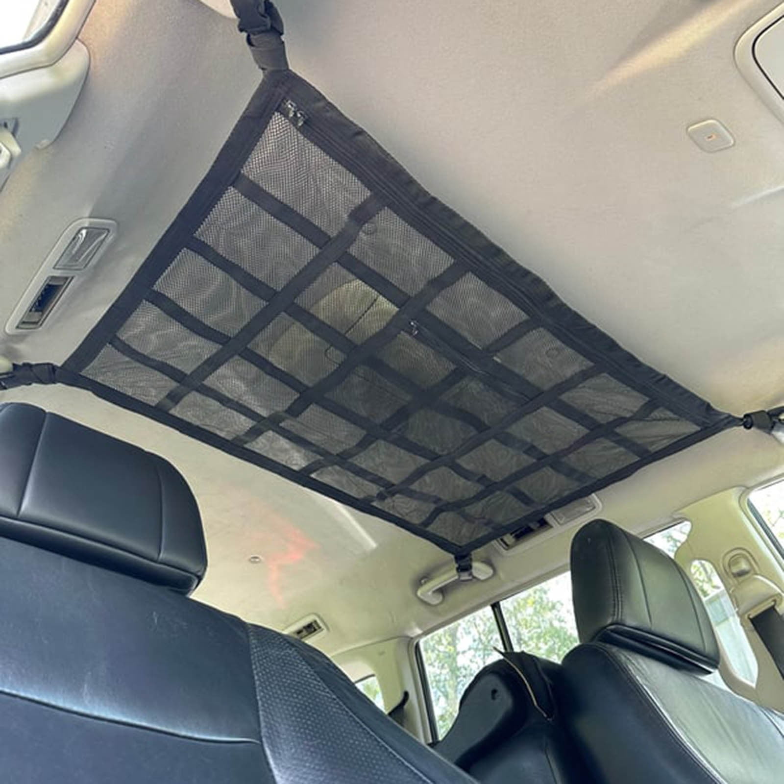 Car Ceiling Cargo Net Pocket Strengthen Load-Bearing Double-Layer Mesh ...