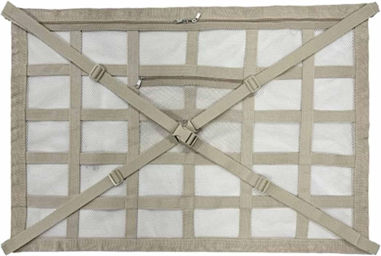 Car Ceiling Cargo Network Slimline Cargo Net, Double Layer Roof Mesh ...