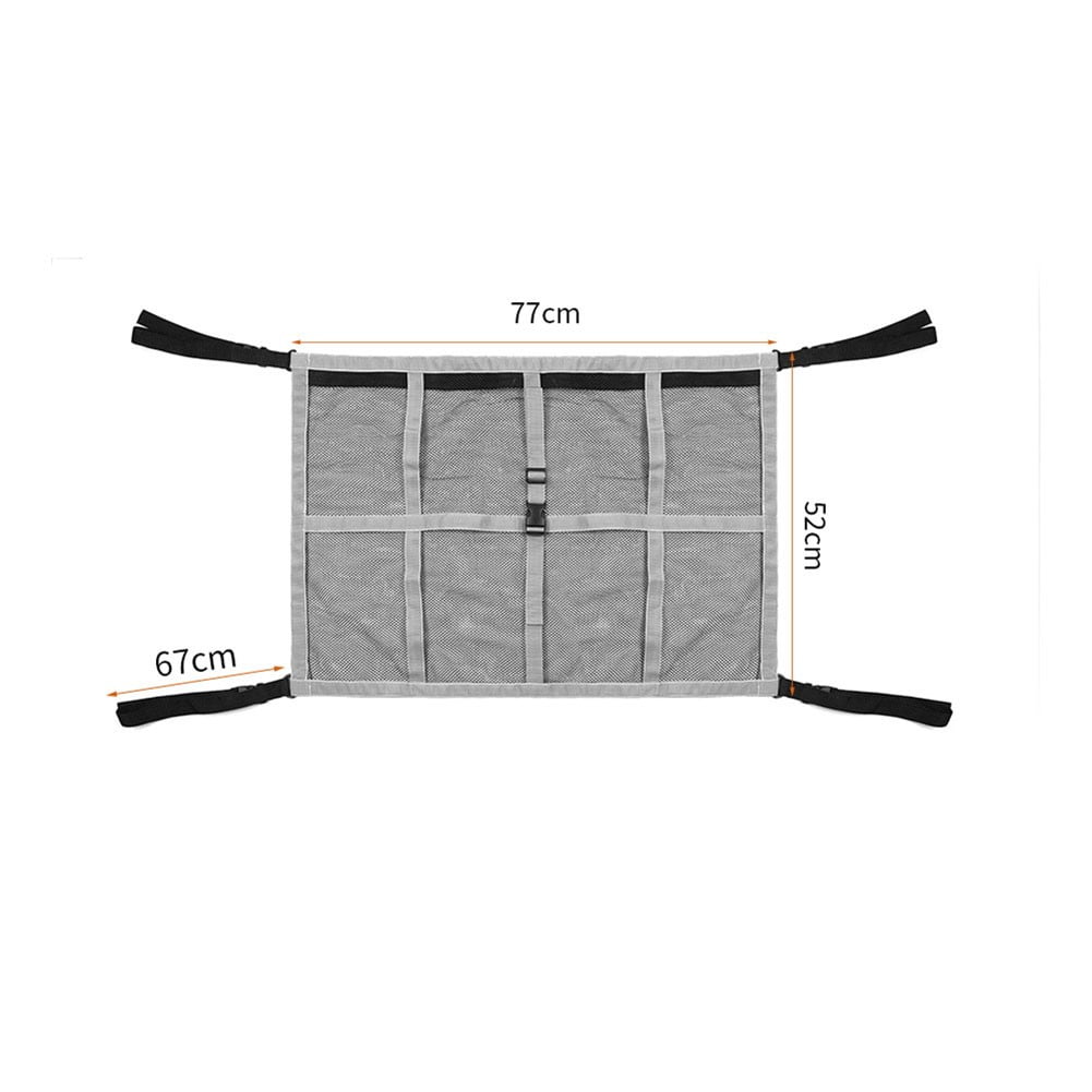 Car Ceiling Storage Net Automotive Layer Mesh Stowing Organizer ...