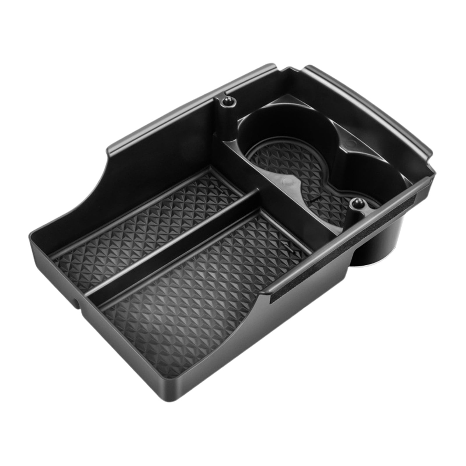 Car Center Console Armrest Storage Box Tray Organizer with Cup Holder ...
