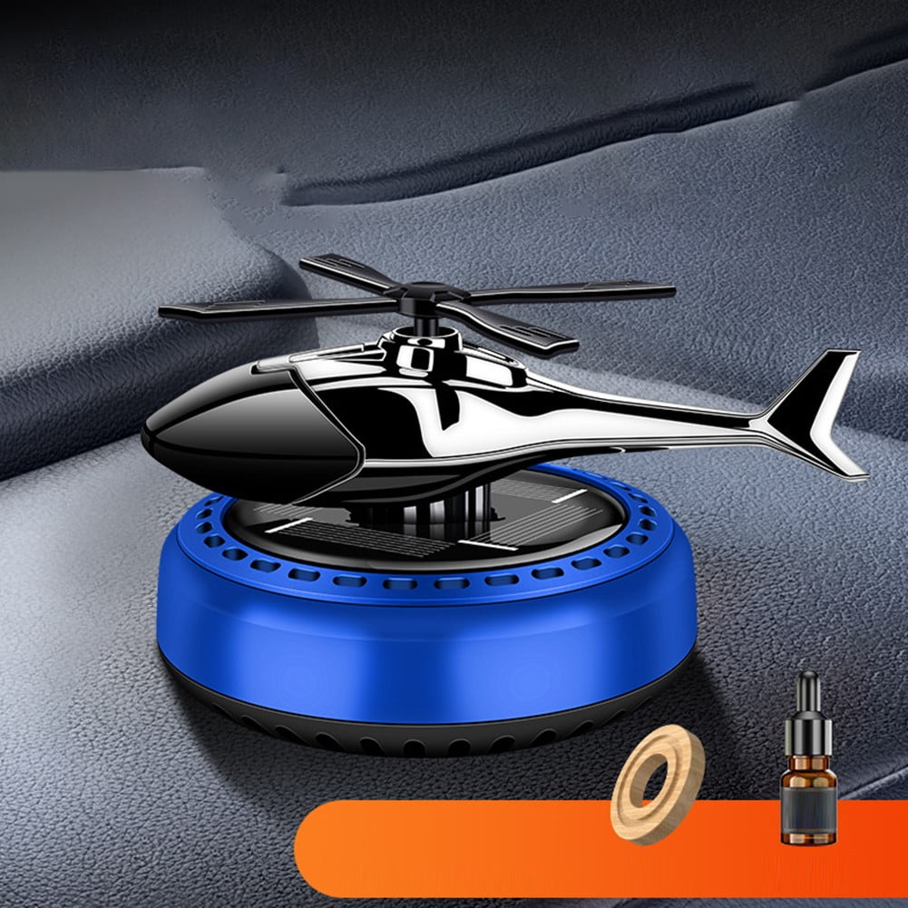 Car Center Console Car Mounted Aromatherapy Solar Helicopter Decoration ...